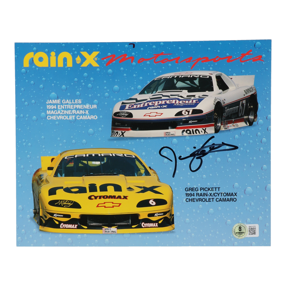Jamie Galles Signed NASCAR 8x10 Photo (Beckett) | Pristine Auction