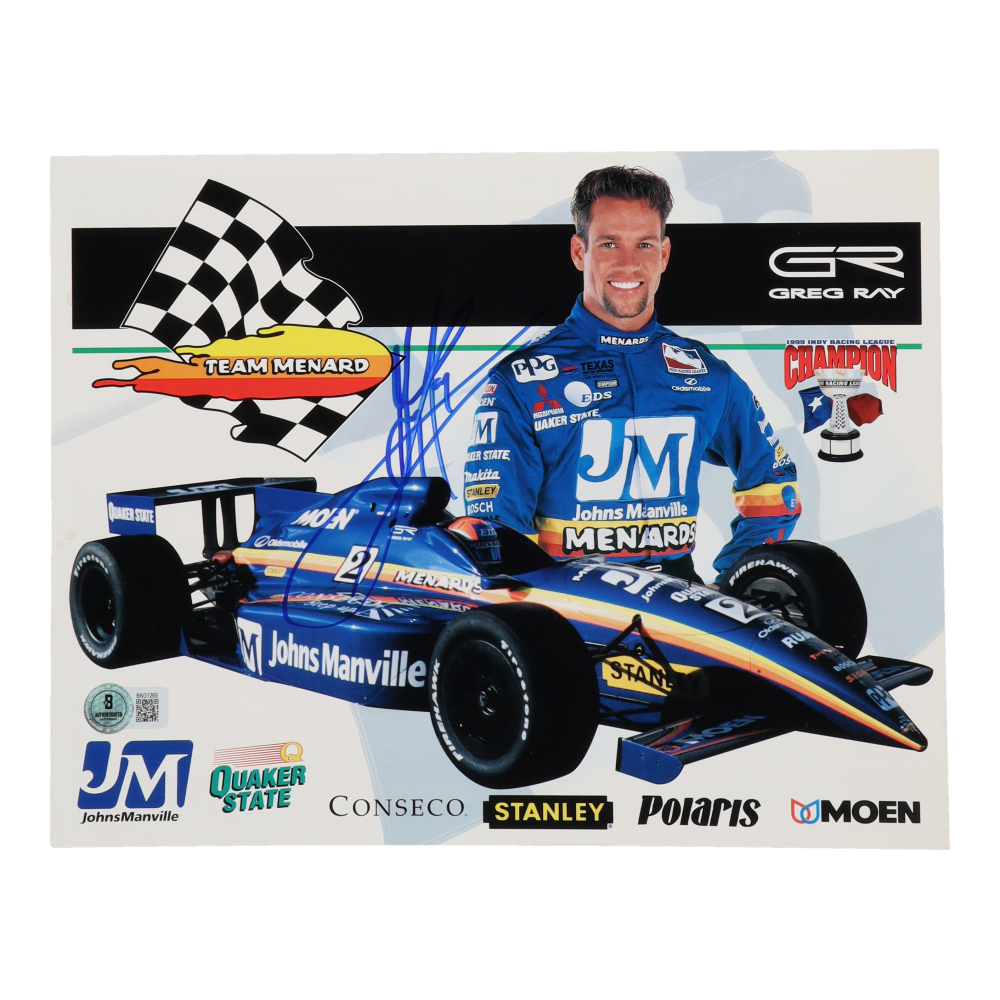 Greg Ray Signed IndyCar 8x10 Photo (Beckett) | Pristine Auction