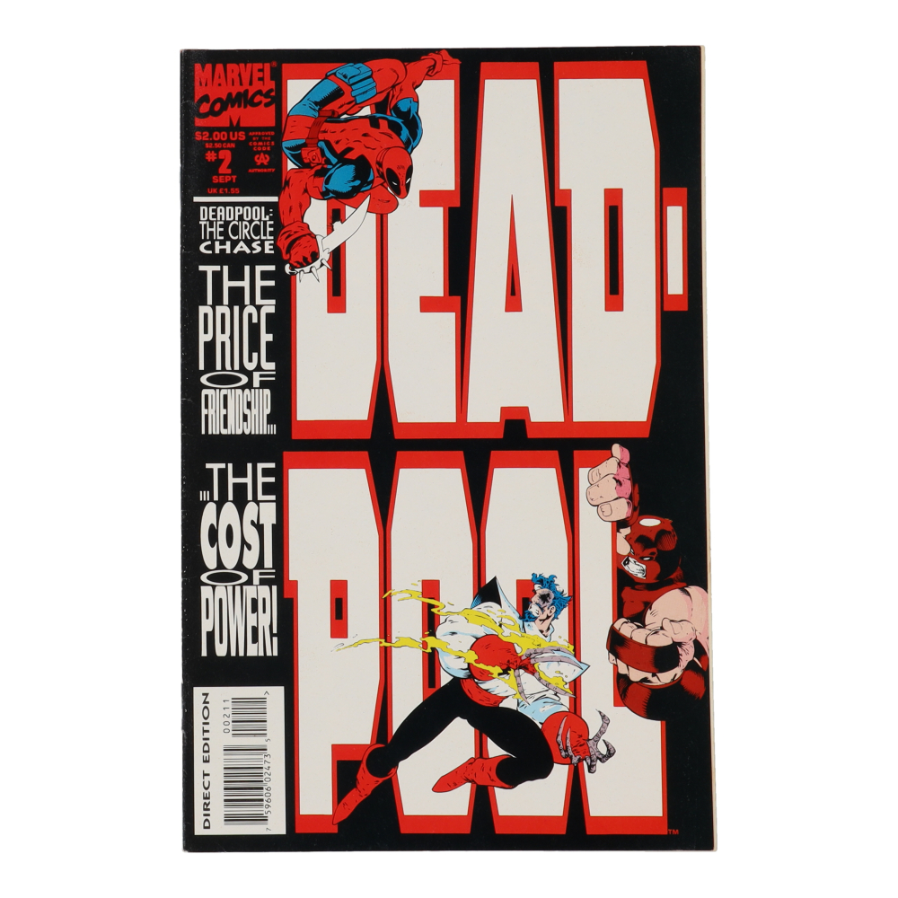 1993 "Deadpool: Circle Chase" Issue #2 Marvel Comic Book | Pristine Auction