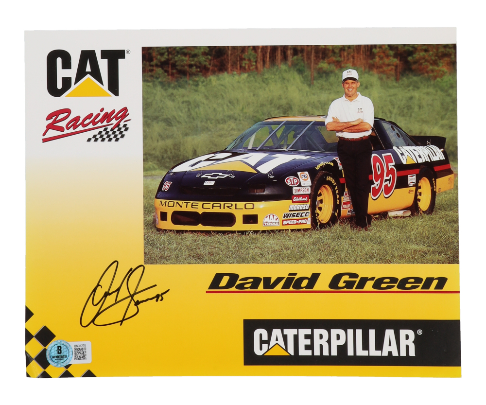 David Green Signed NASCAR 8x10 Photo (Beckett) | Pristine Auction
