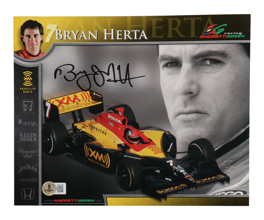 Bryan Herta Signed IndyCar 8x10 Photo (Beckett) | Pristine Auction