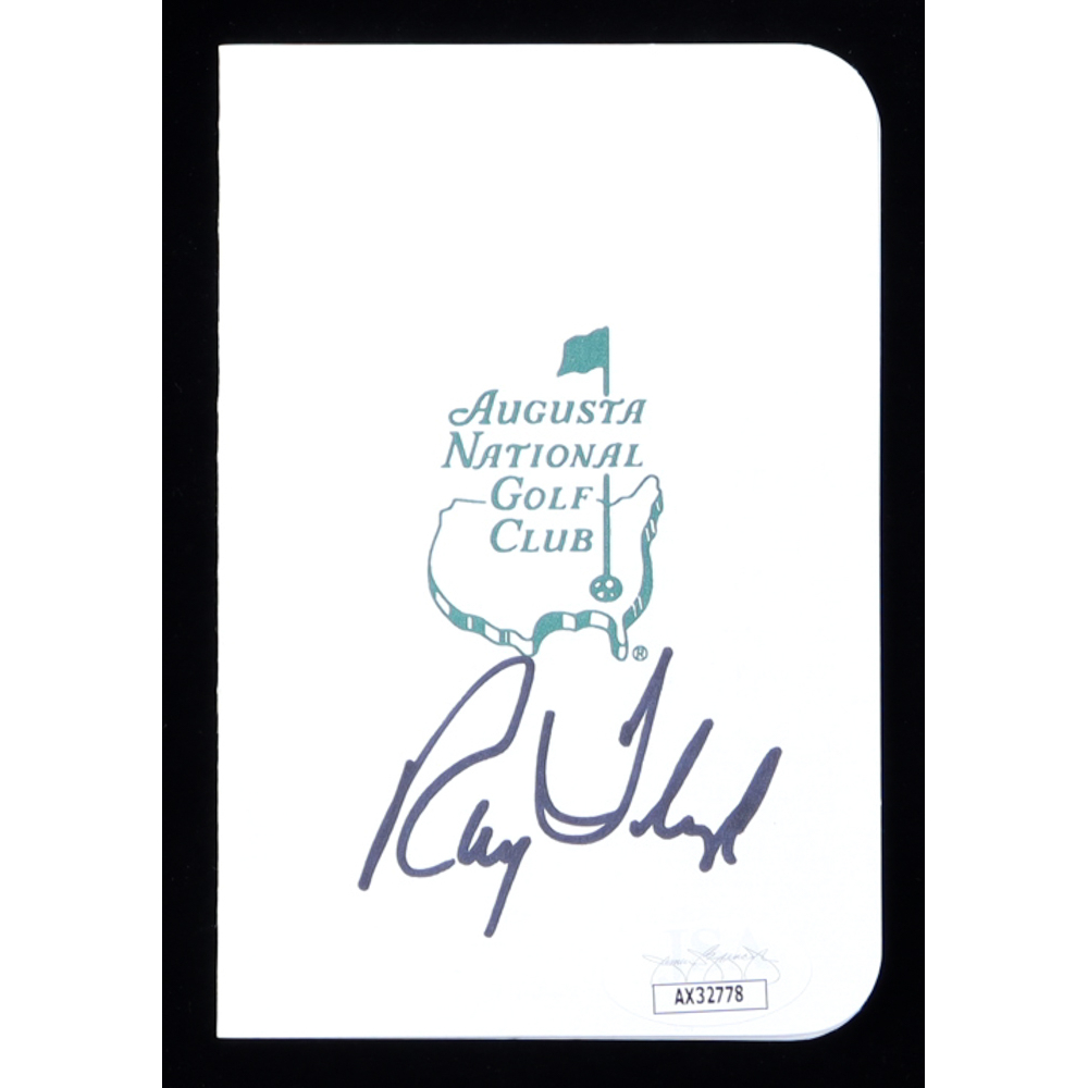 Raymond Floyd Signed Augusta National Golf Club Scorecard (JSA ...