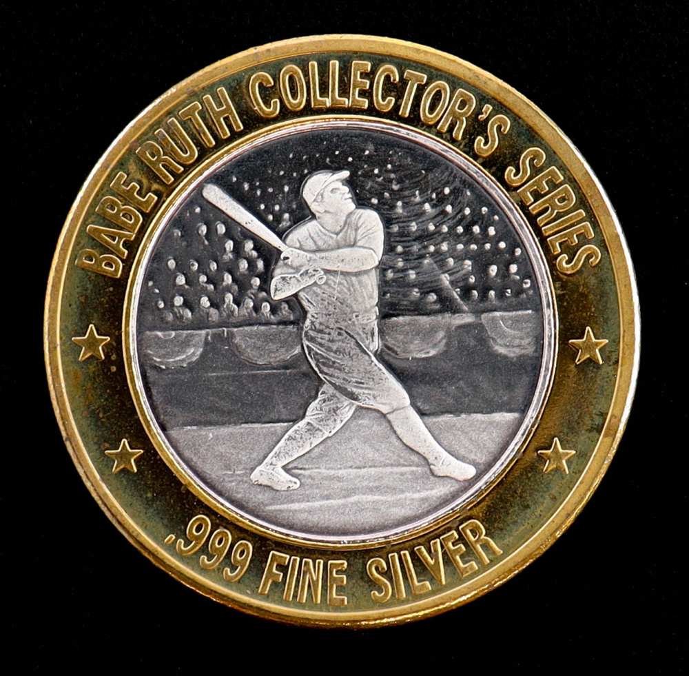 Babe Ruth Collector's Series .999 Fine Silver Coin | Pristine Auction
