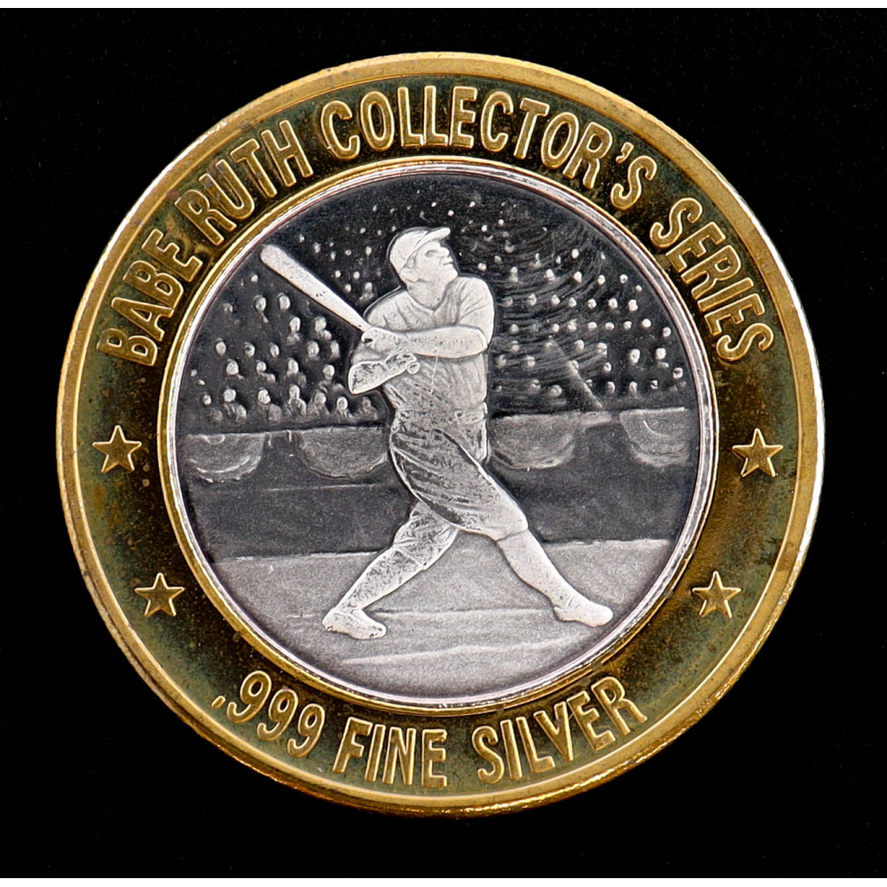 Babe Ruth Collector's Series .999 Fine Silver Coin | Pristine Auction
