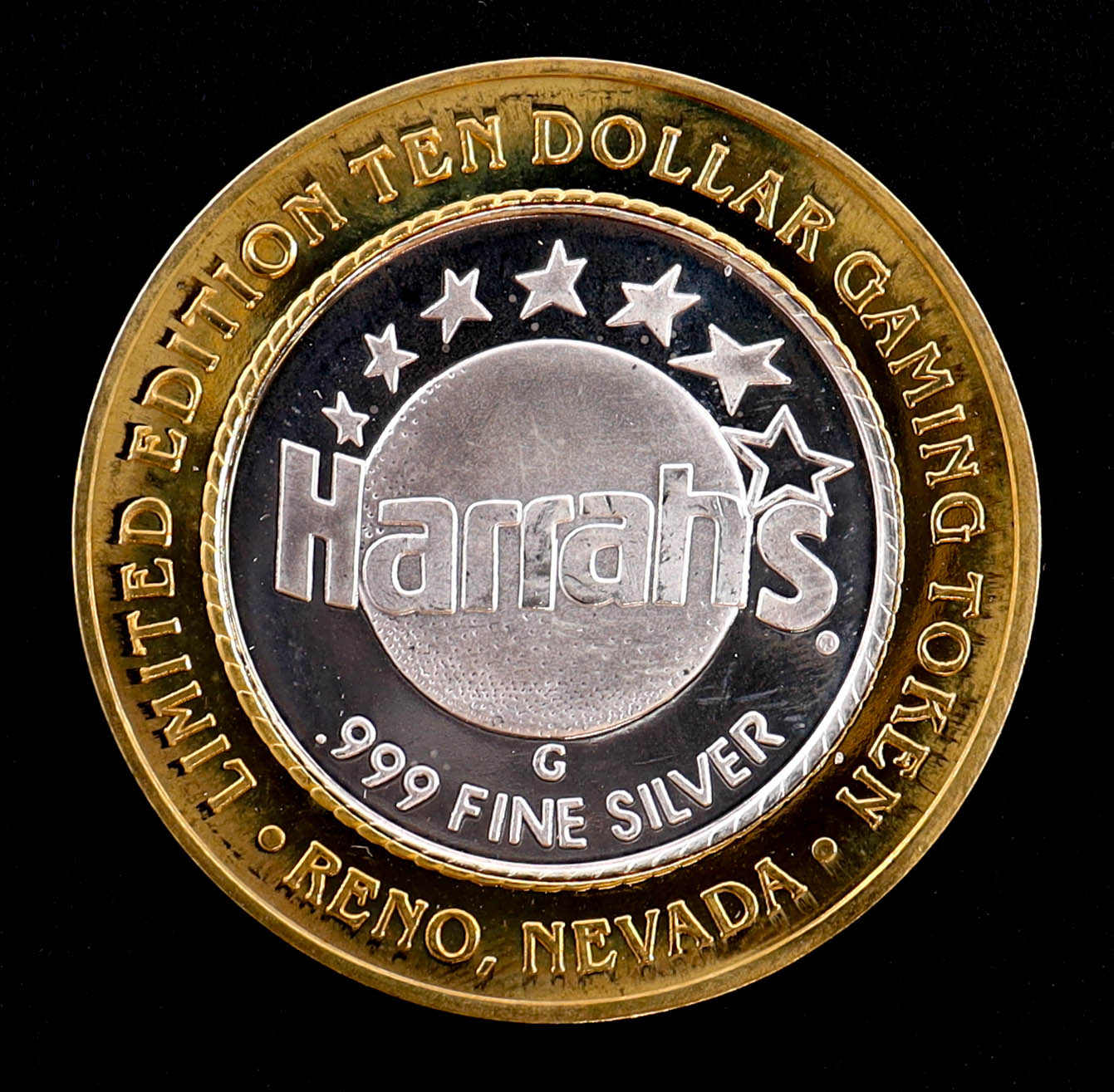 Babe Ruth Harrah's Limited Edition $10 Ten Dollar .999 Fine Silver ...