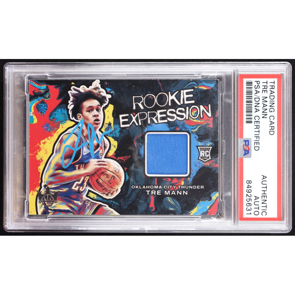 Tre Mann Signed 2021-22 Court Kings Rookie Expression Materials #REMTRE ...