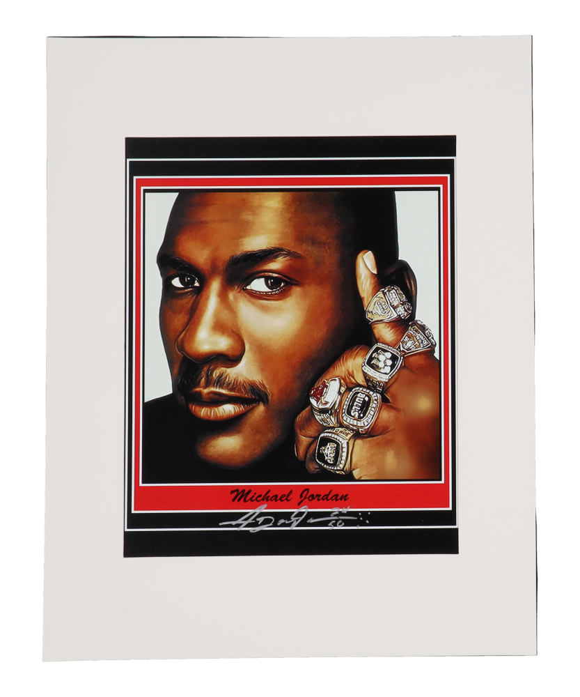 Anthony Douglas Signed LE "Michael Jordan" 11x14 Lithograph (PA LOA ...