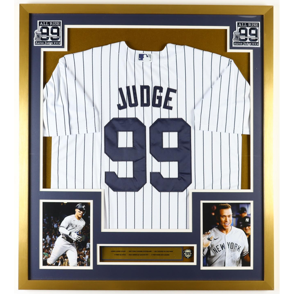 Aaron Judge Custom Framed Yankees Jersey Display With Player Number Pin ...
