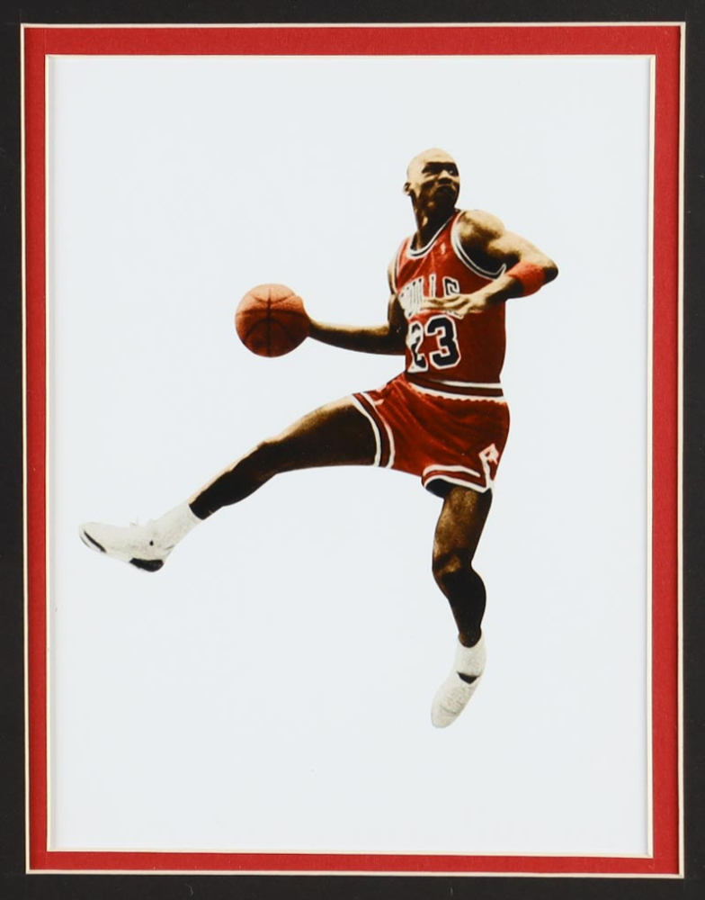 Michael Jordan Custom Framed Jersey Display With 1996 Conference ...
