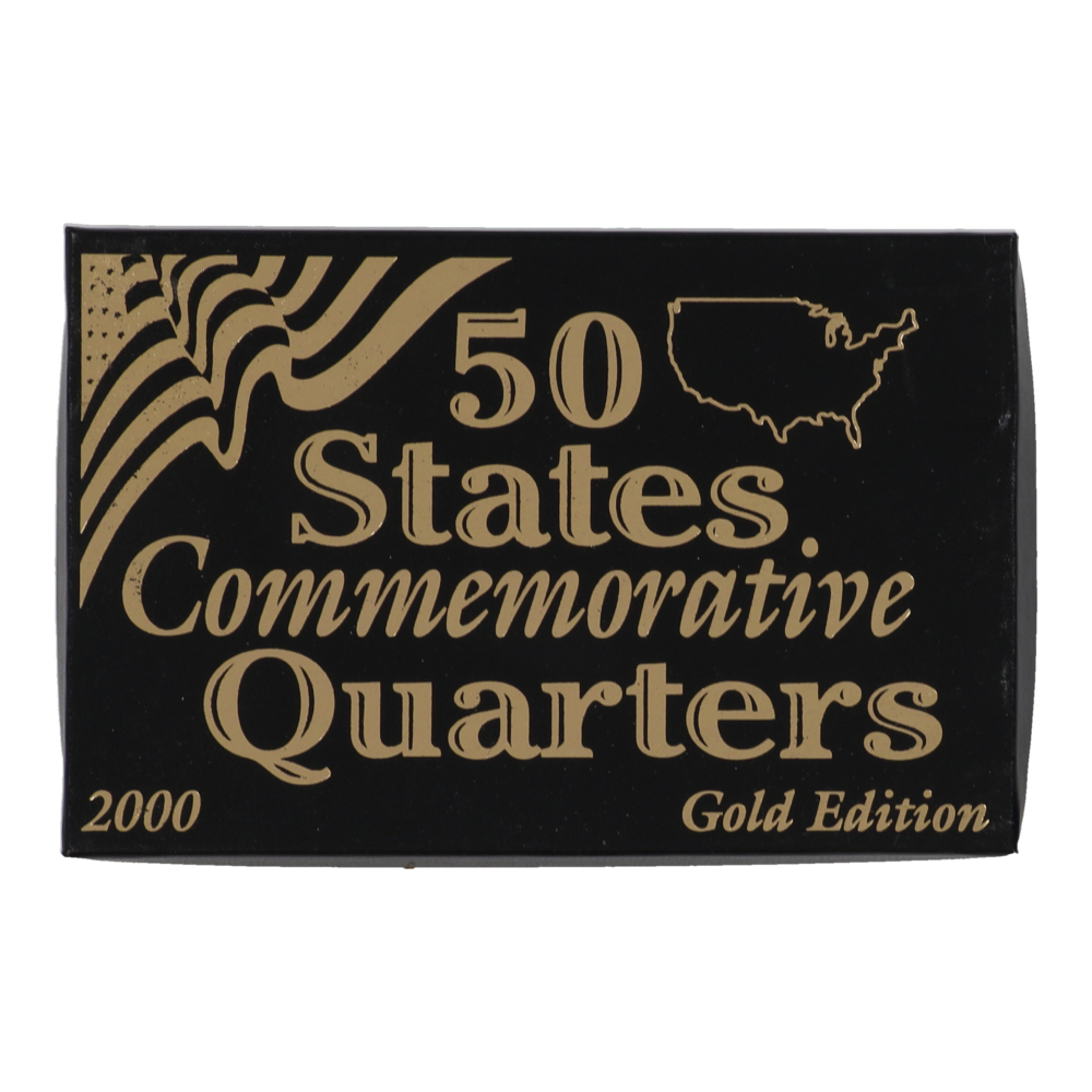 2000-D/P 50 States Commemorative Quarters Gold Edition Set with (5 ...