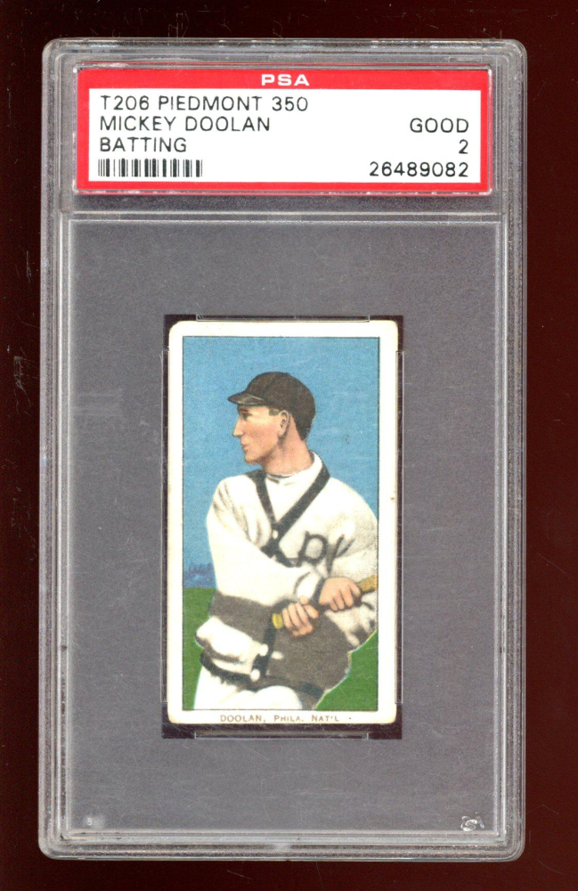 Mickey Doolan 1909 T206 Piedmont (PSA 2) | Pristine Auction