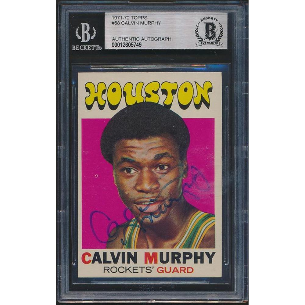 Calvin Murphy Signed 1971-72 Topps #58 DP (BGS) | Pristine Auction