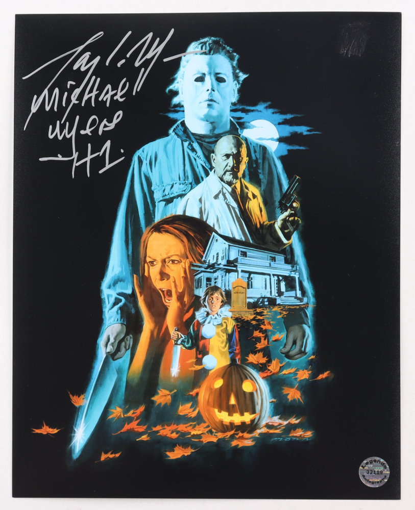 Tony Moran Signed "Halloween" 8x10 Photo Inscribed "Michael Myers ...