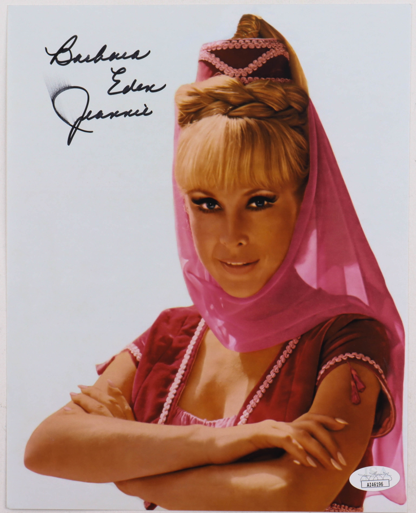 Barbara Eden Signed "I Dream of Jeannie" 8x10 Photo Inscribed "Jeannie" (JSA) | Pristine Auction