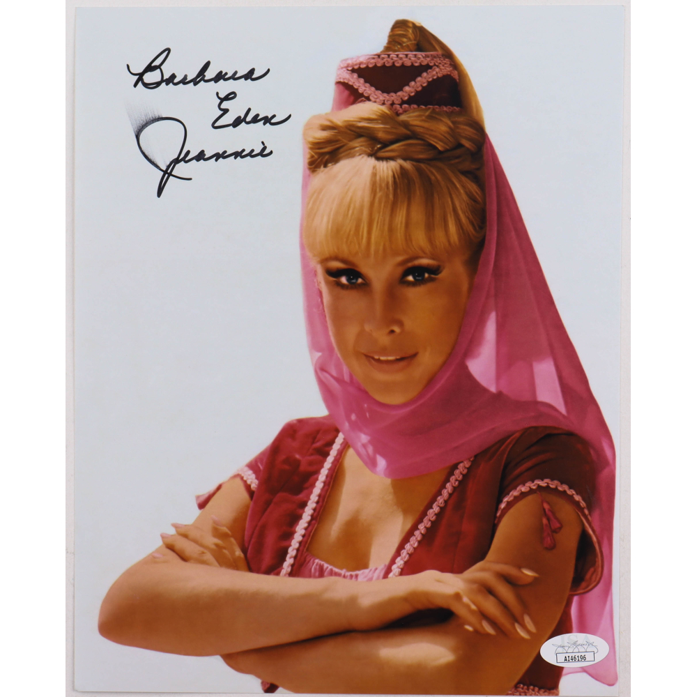 Barbara Eden Signed "I Dream of Jeannie" 8x10 Photo Inscribed "Jeannie" (JSA) | Pristine Auction
