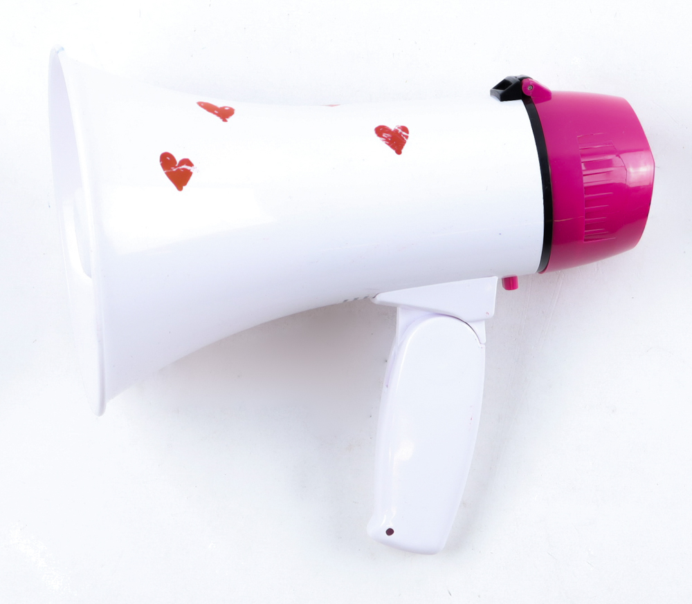 Jimmy Hart Signed Megaphone Inscribed "Mouth of the South" & "2005 HOF ...