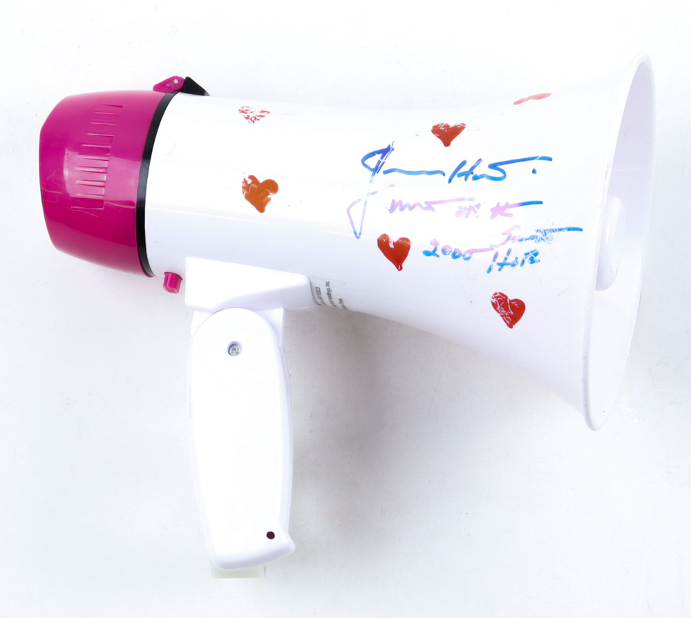 Jimmy Hart Signed Megaphone Inscribed "Mouth of the South" & "2005 HOF ...