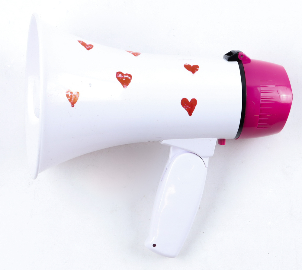 Jimmy Hart Signed Megaphone Inscribed "Mouth of the South" & "2005 HOF ...