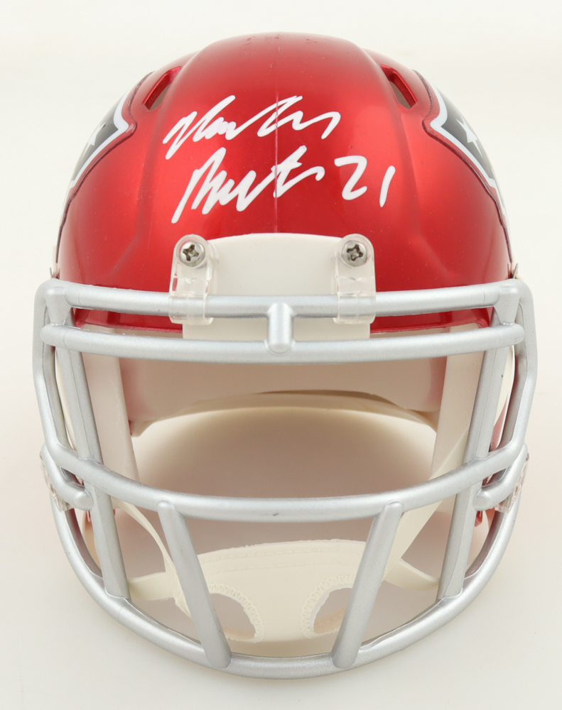 Malcolm Butler Signed Patriots Flash Alternate Speed Mini Helmet (JSA ...