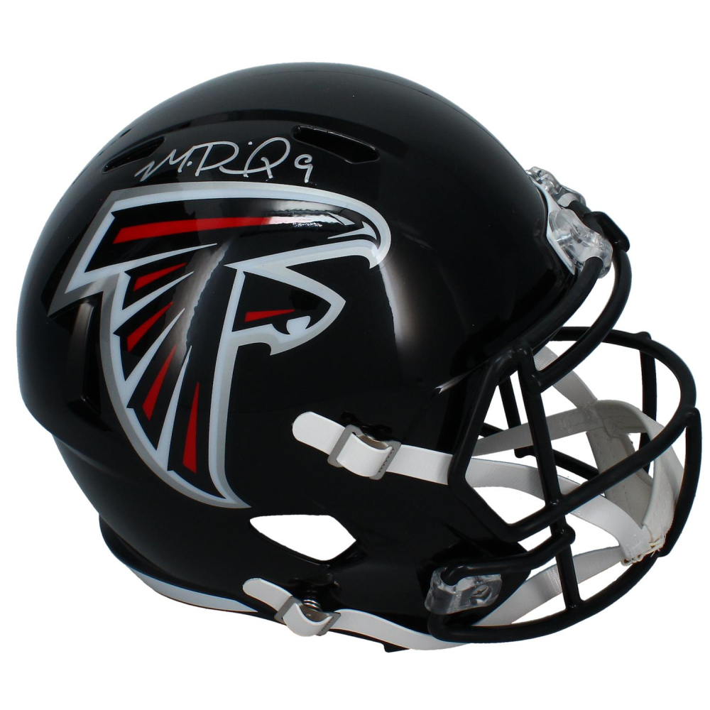 Michael Penix Jr. Signed Falcons Full-Size Throwback Alternate Speed ...