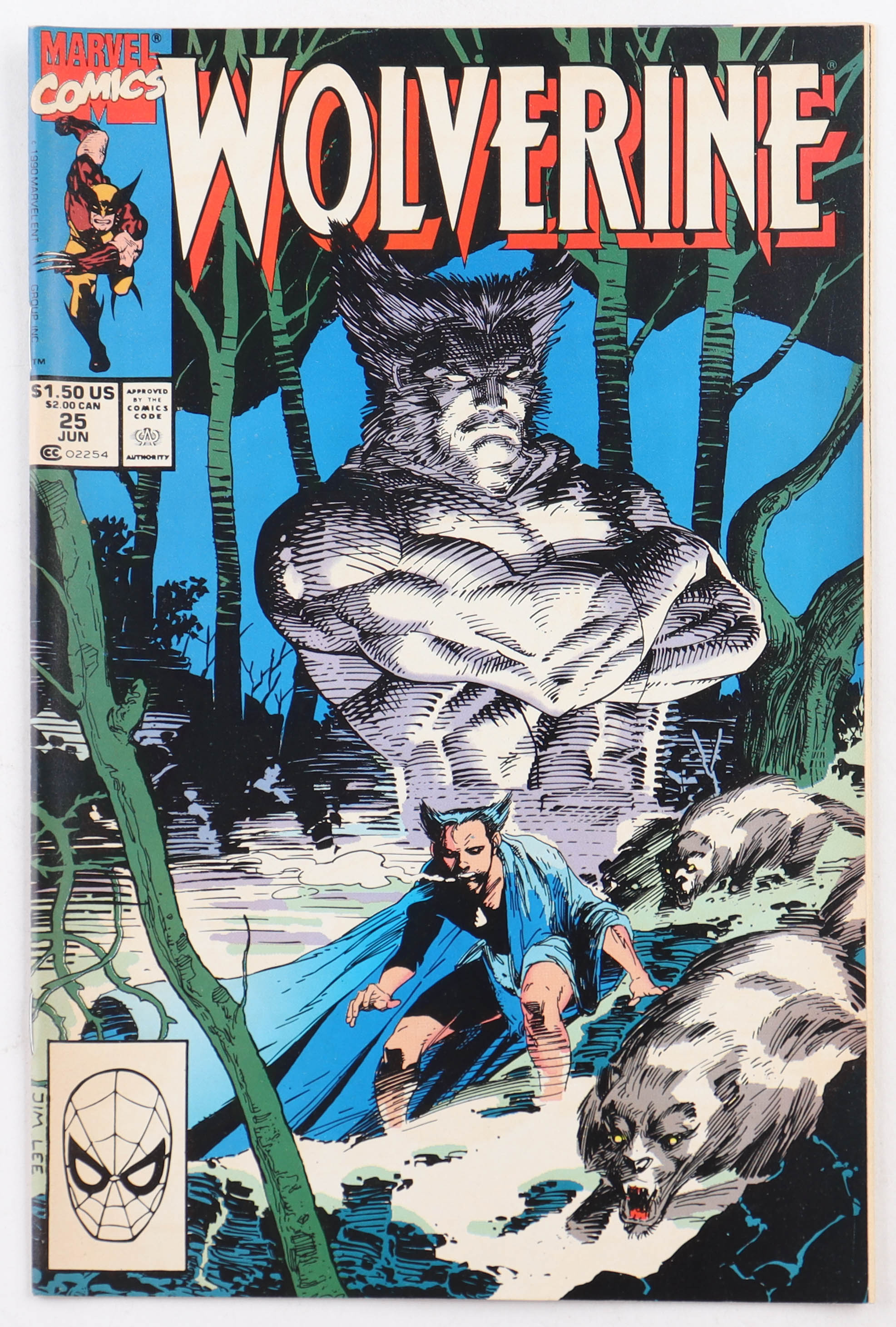 1990 "Wolverine" #25 Marvel Comic Book | Pristine Auction
