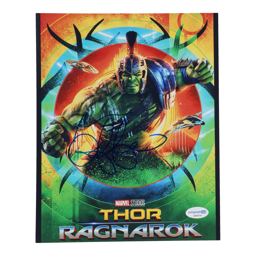 Mark Ruffalo Signed "Thor: Ragnarok" 8x10 Photo (AutographCOA ...