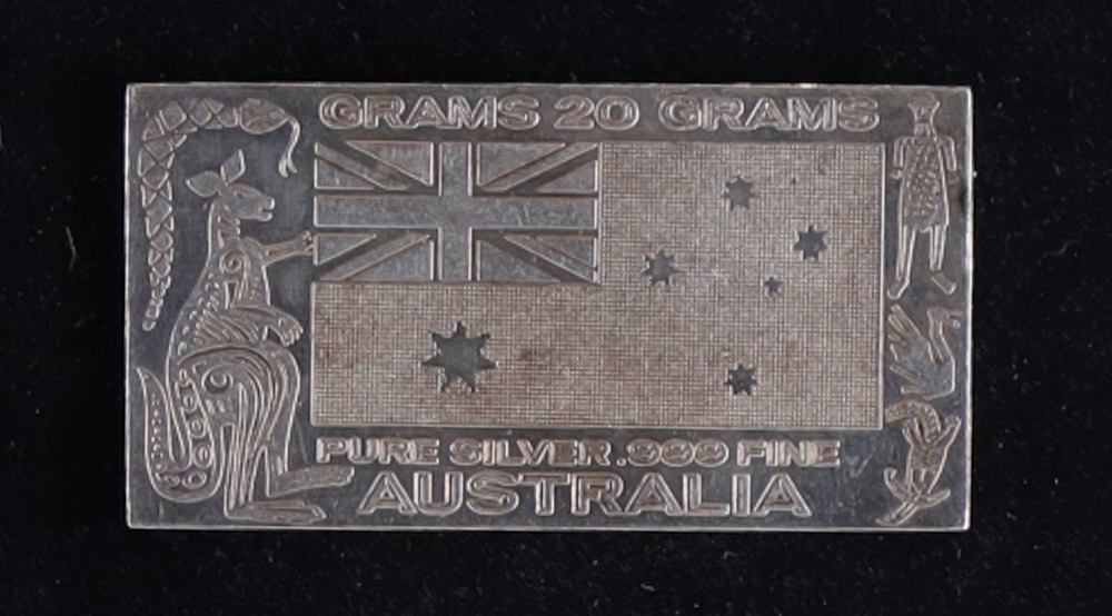 The Silver Mint Vintage Australian Flag 20 gram .999 Fine Silver ...