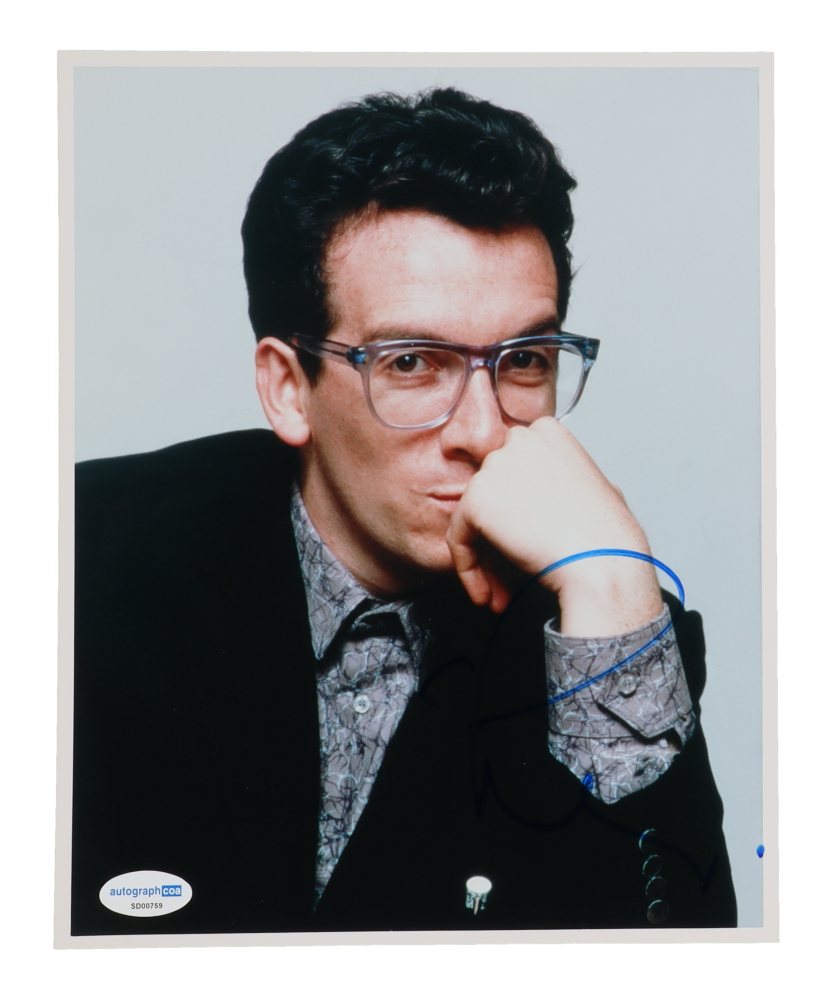 Elvis Costello Signed 8x10 Photo (AutographCOA) | Pristine Auction