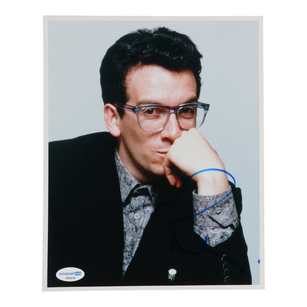 Elvis Costello Signed 8x10 Photo (AutographCOA) | Pristine Auction