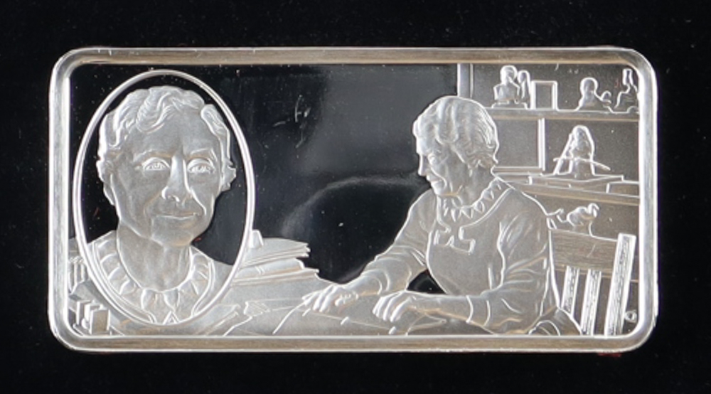 Franklin Mint One Hundred Greatest Americans: Helen Keller - 500 Grains ...