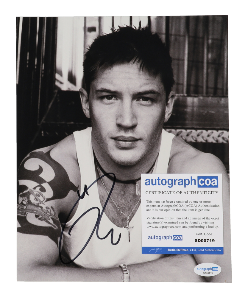 Tom Hardy Signed 8x10 Photo (AutographCOA) | Pristine Auction