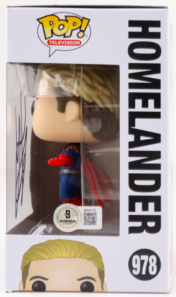 Antony Starr Signed "The Boys" #978 Homelander Funko Pop! Vinyl Figure ...
