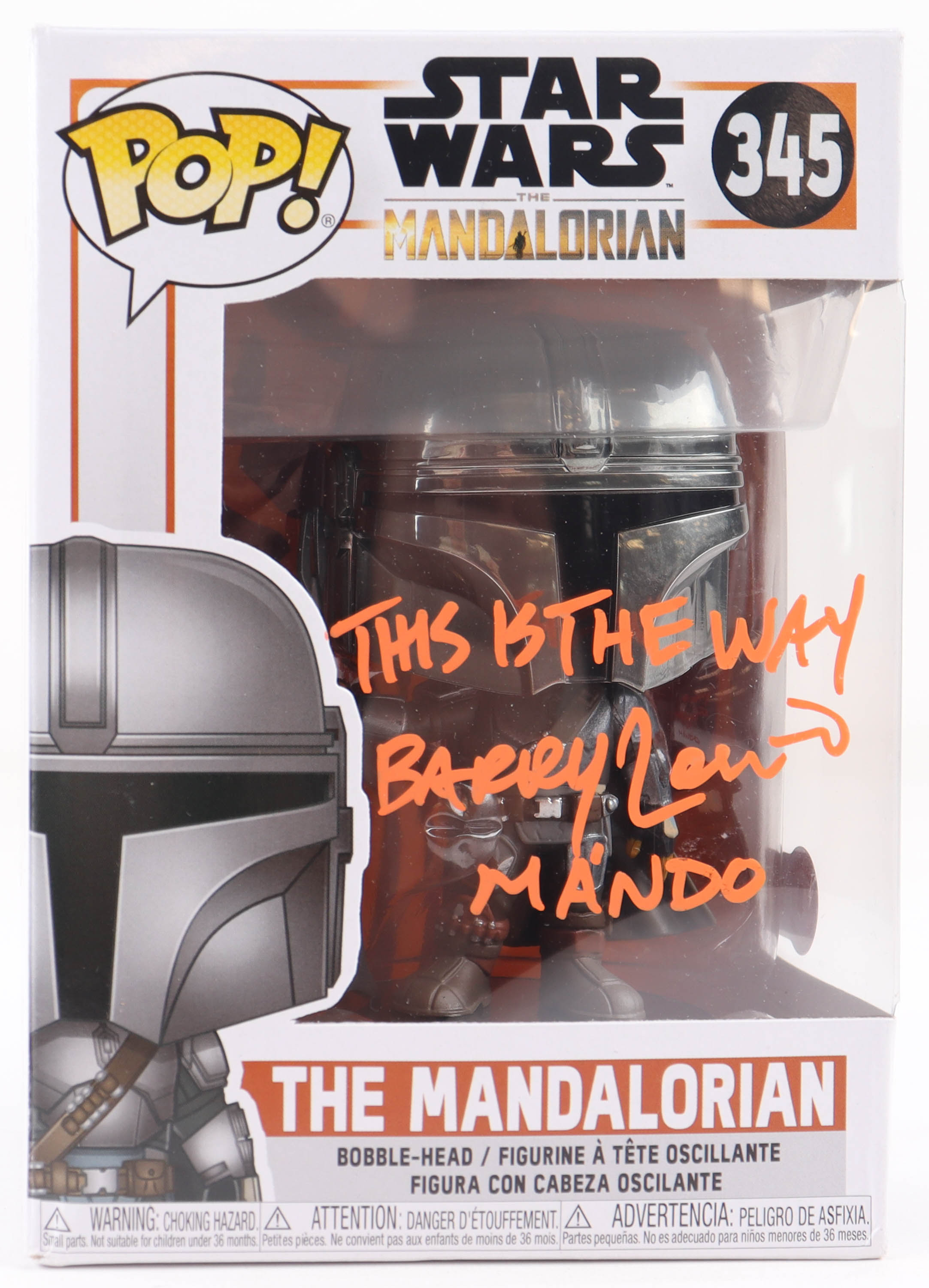 Barry Lowin Signed "Star Wars: The Mandalorian" #345 The Mandalorian ...