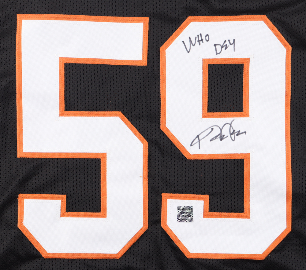 Kevin Walker Signed Jersey Inscribed "Who Dey" (Playball Ink ...