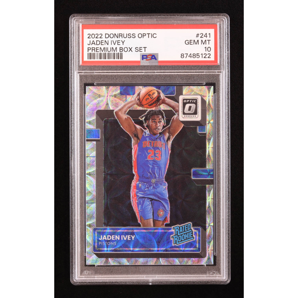 Jaden Ivey 2022-23 Donruss Optic Premium Box Set #241 RR RC #128/249 ...