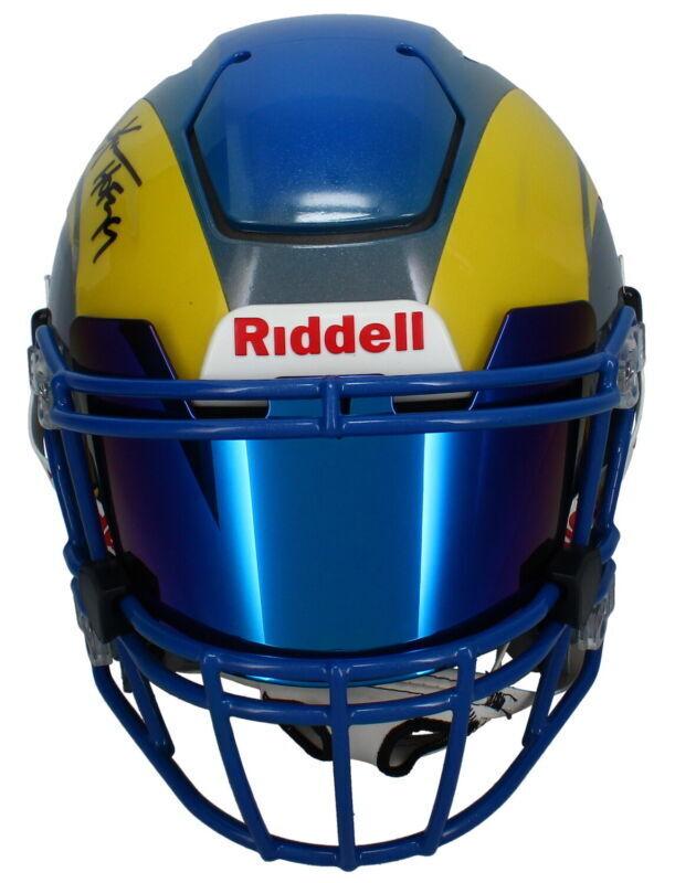 Eric Dickerson Signed Rams Full-Size Authentic On-Field Custom Painted ...