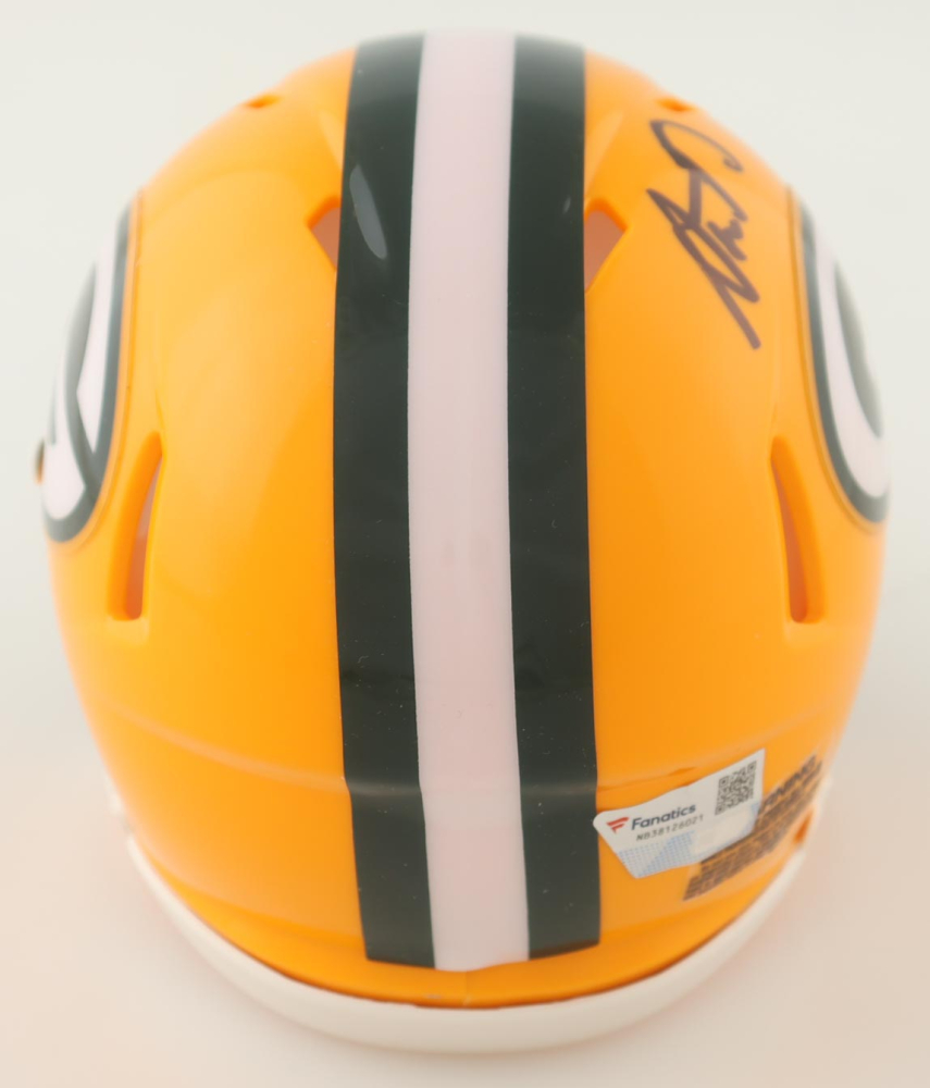 Aaron Rodgers Signed Packers Speed Mini Helmet (Fanatics) | Pristine ...