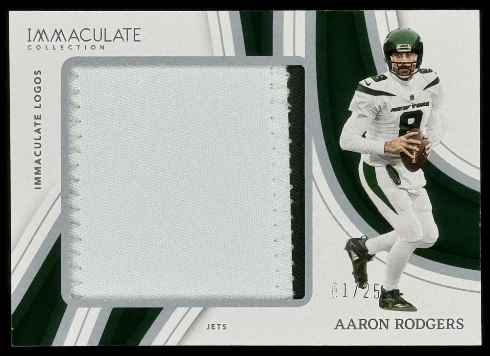 Aaron Rodgers 2023 Immaculate Collection Immaculate Logos #42 #1/25 ...