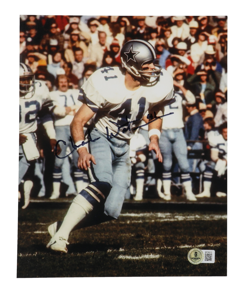 Charlie Waters Signed Cowboys 8x10 Photo (Beckett) | Pristine Auction