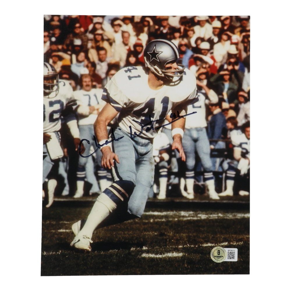 Charlie Waters Signed Cowboys 8x10 Photo (Beckett) | Pristine Auction