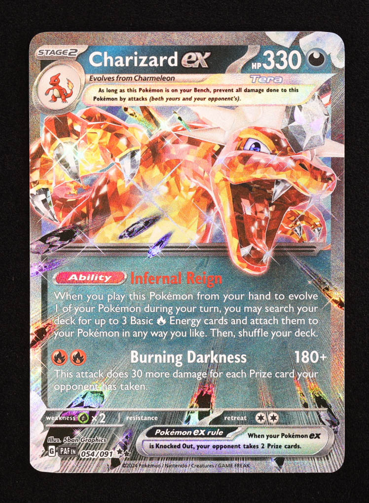 Charizard EX 2024 Pokemon Scarlet and Violet Paldean Fates #054 ...