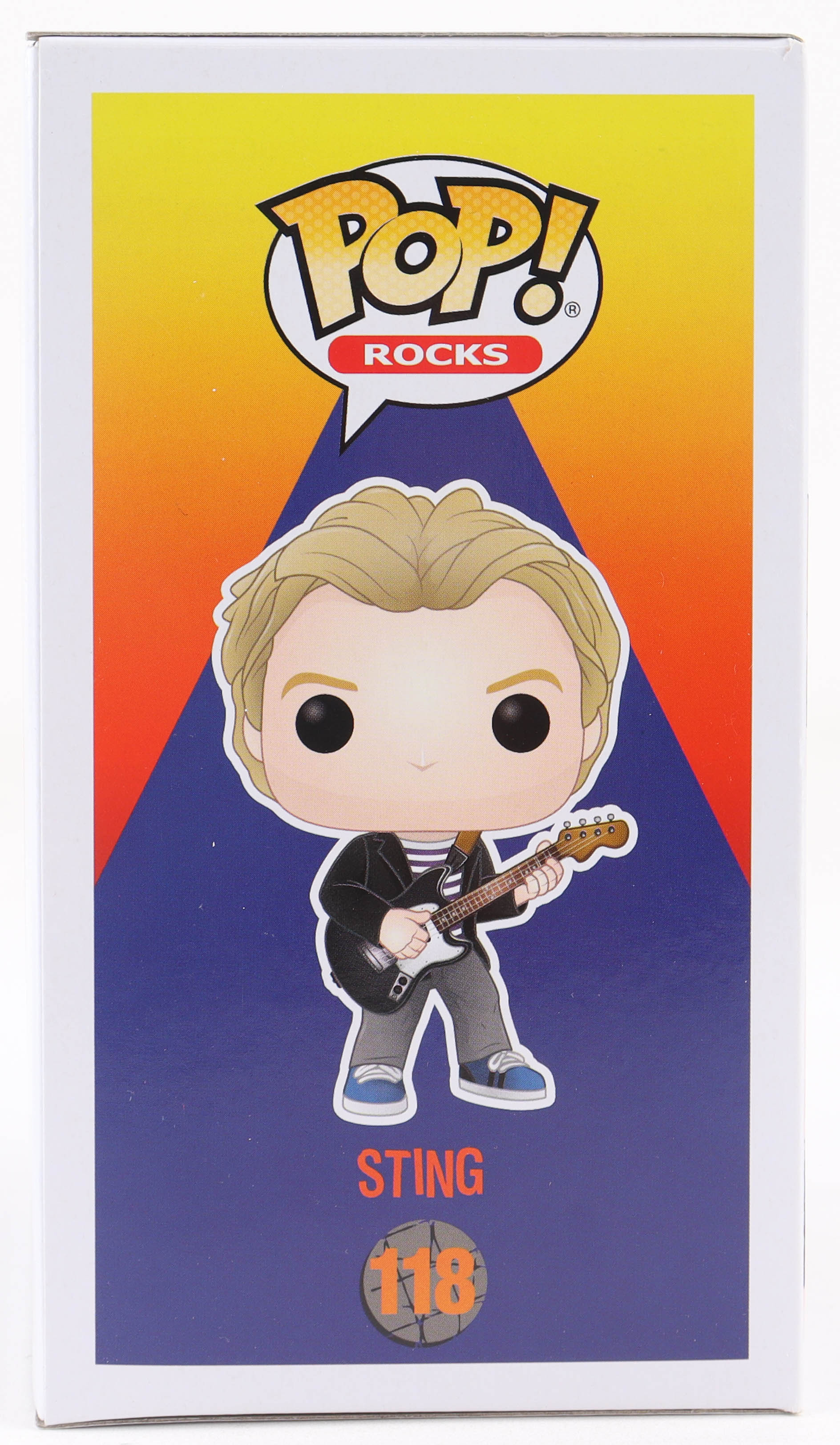 Sting Signed Pop! Rocks #118 Funko Pop! Vinyl Figure (Beckett ...