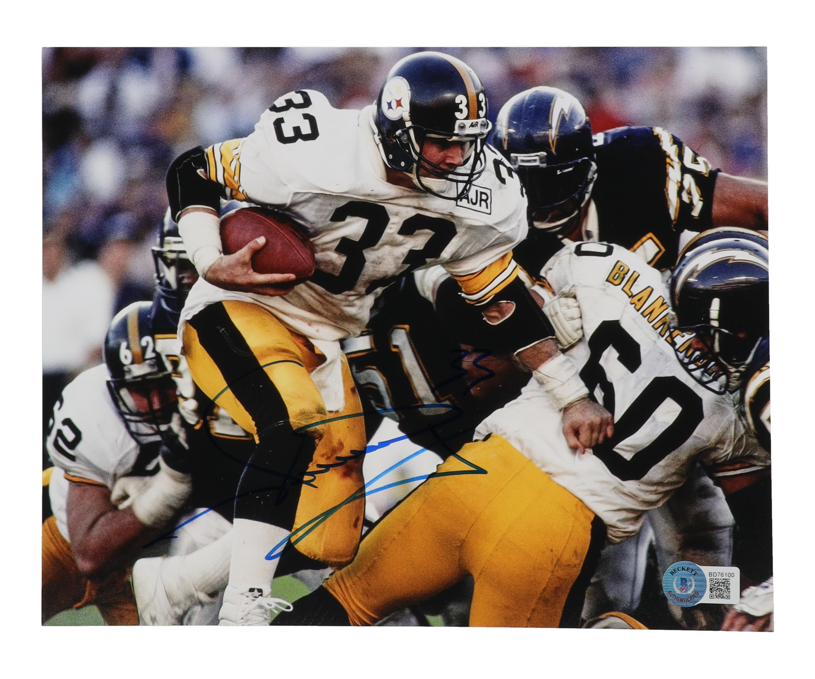Merril Hoge Signed Steelers 8x10 Photo (Beckett) | Pristine Auction