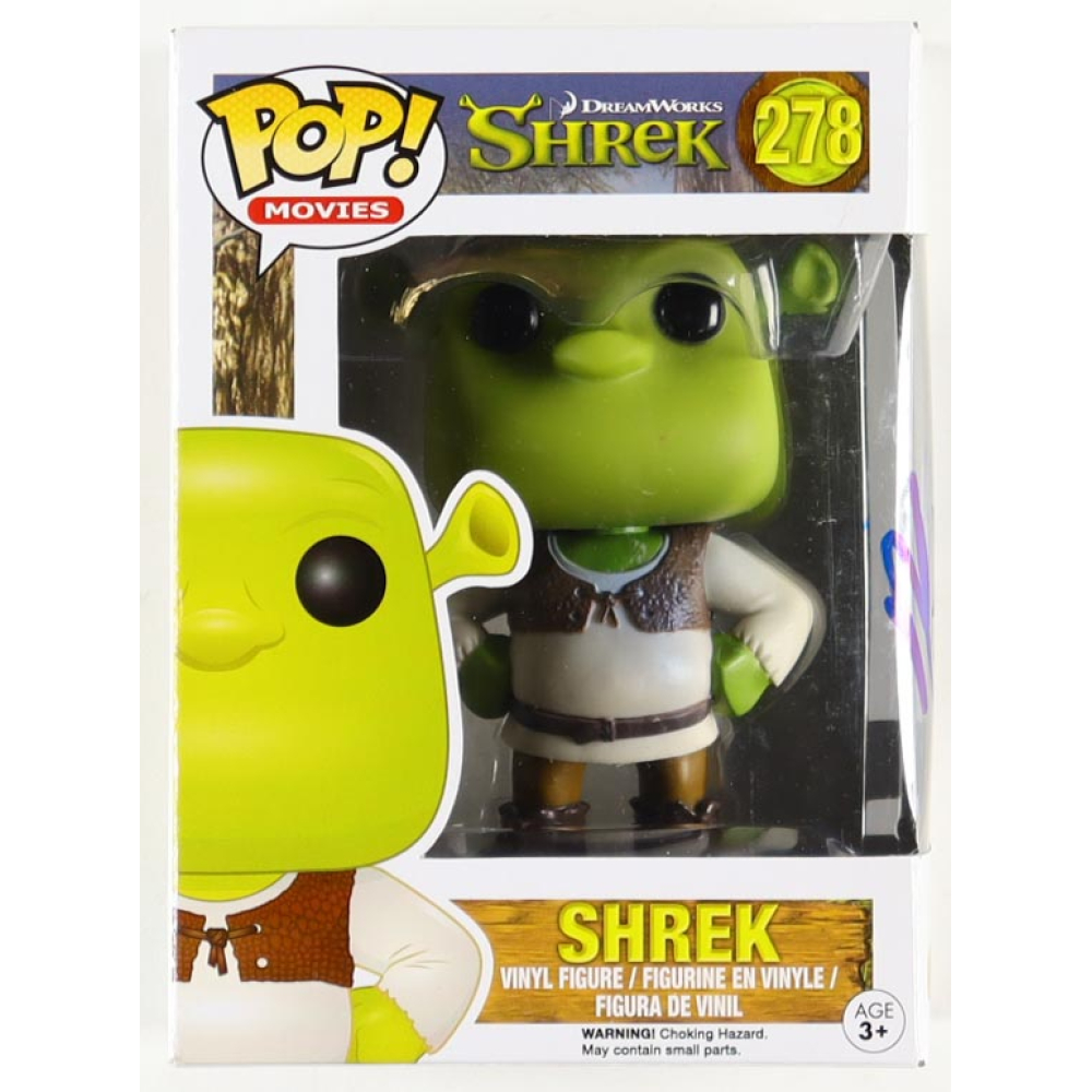 Mike Myers Signed "Shrek" #278 Shrek Funko Pop! Vinyl Figure (Beckett ...