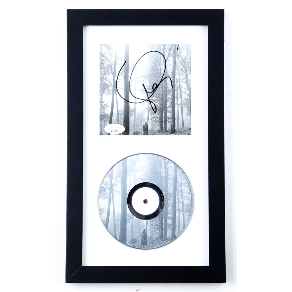 Taylor Swift Signed Custom Framed "Folklore" CD Album Insert Display ...