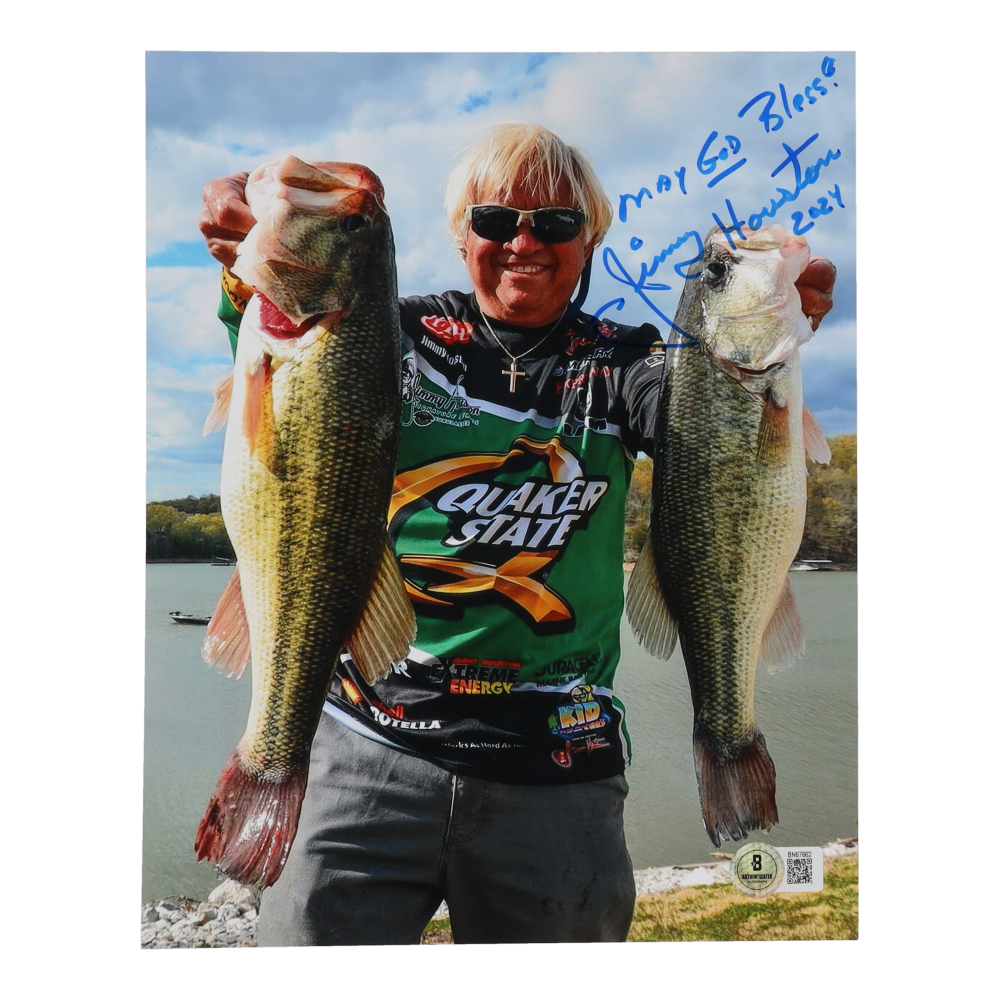 Jimmy Houston Signed 8x10 Photo Inscribed "May God Bless! 2024 ...