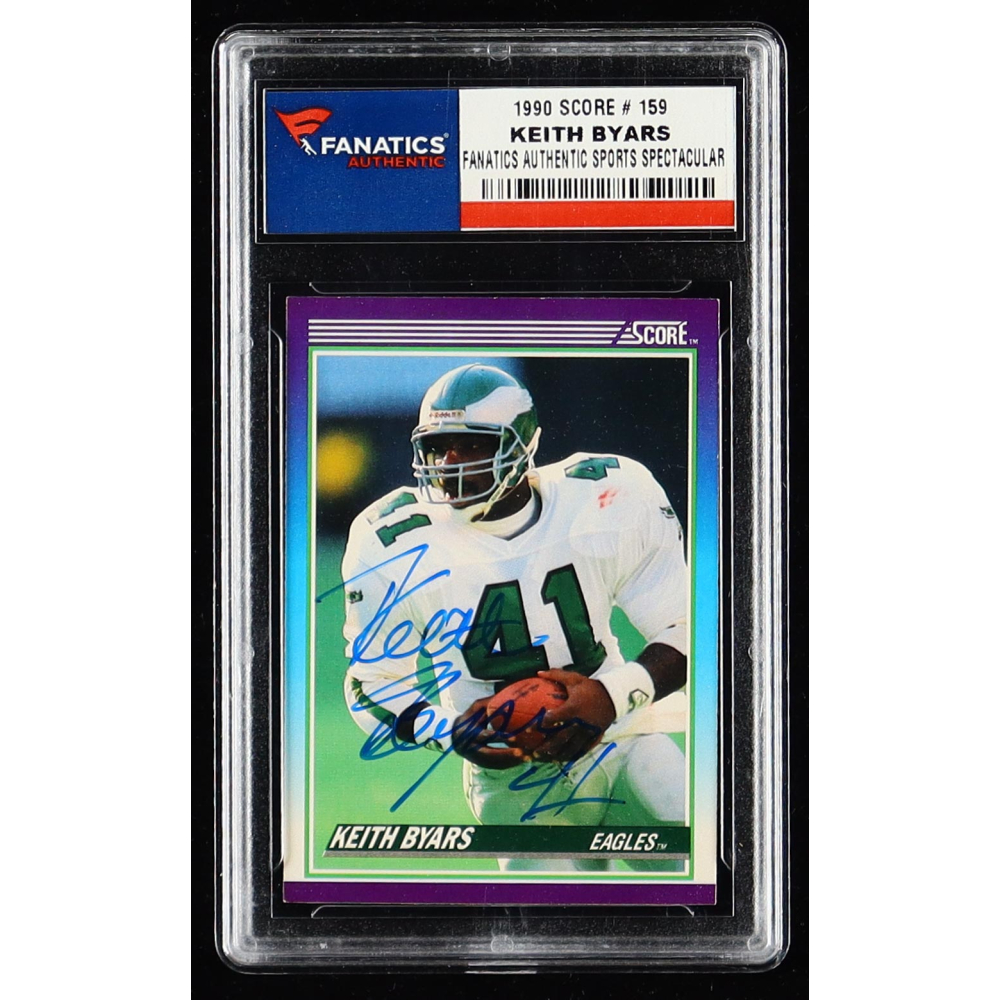 Keith Byars Signed 1990 Score #159 (Fanatics) | Pristine Auction