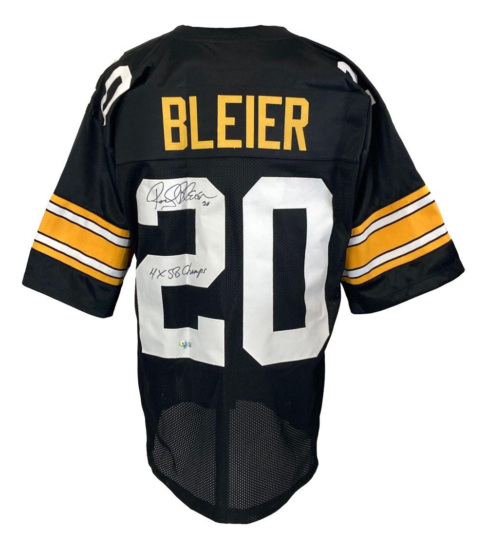 Rocky Bleier Signed Jersey Inscribed "4x SB Champs" (Beckett ...