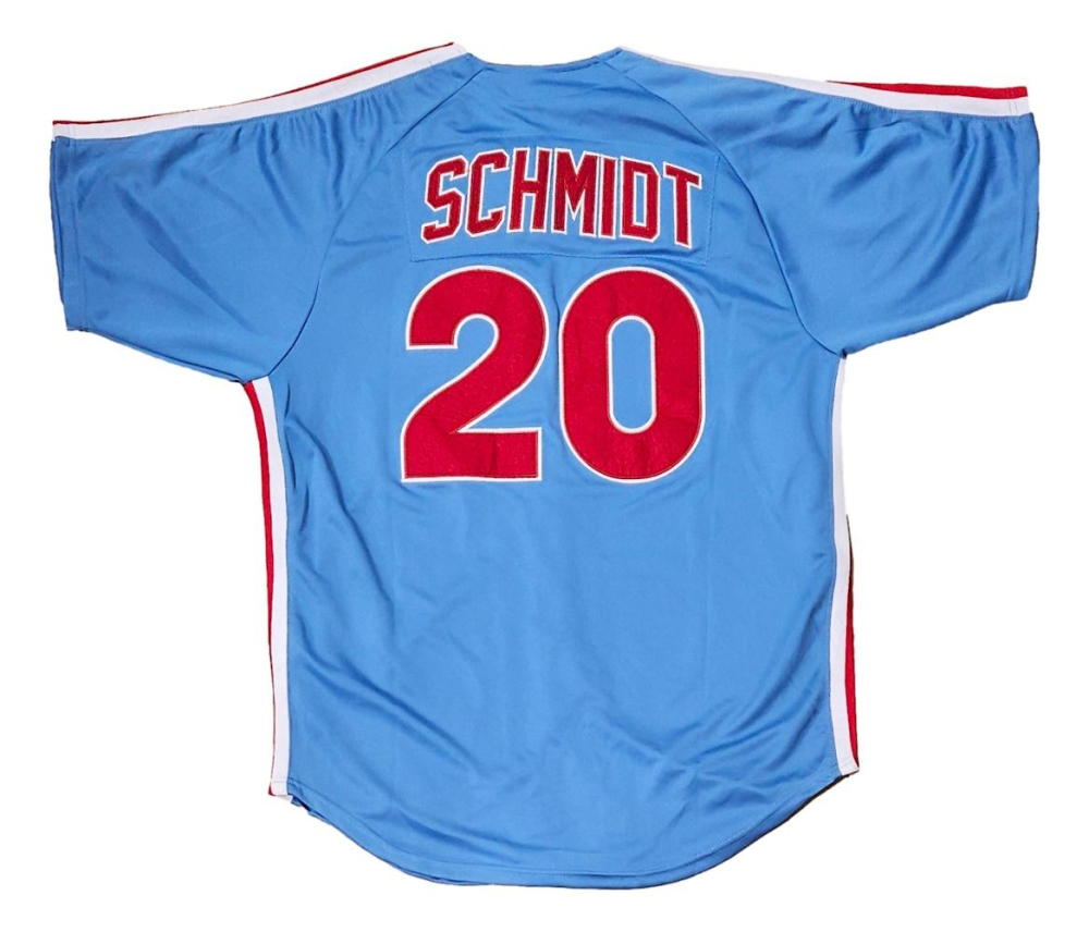 Mike Schmidt Phillies 1980 Mitchell & Ness Cooperstown Jersey ...