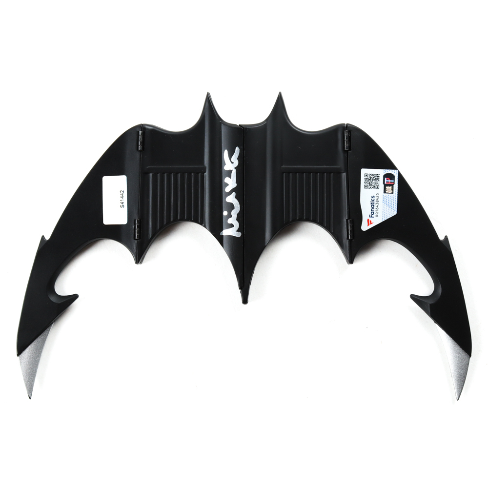 Michael Keaton Signed "Batman" Replica Batarang (Fanatics & Celebrity ...